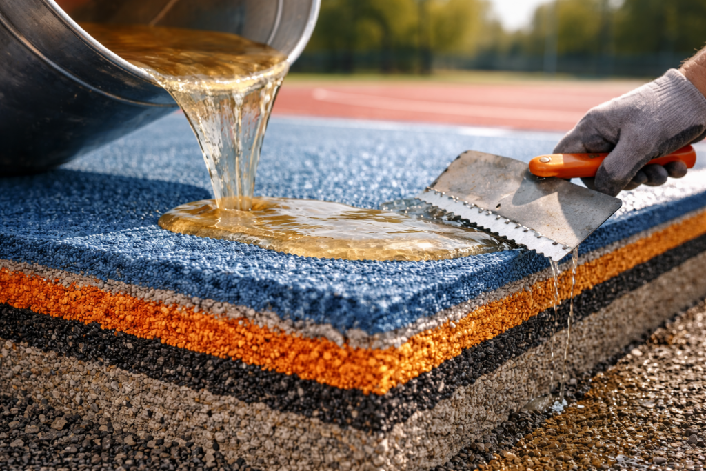 PU Binder vs Traditional Adhesives for Sports Flooring